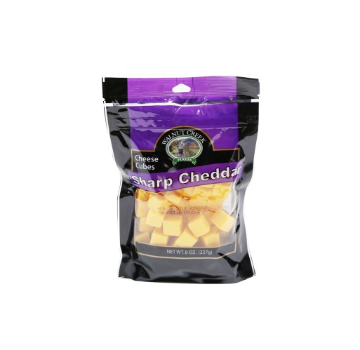 Sharp Cheddar Cheese - Cubes (8 oz.) | Emmi Farms